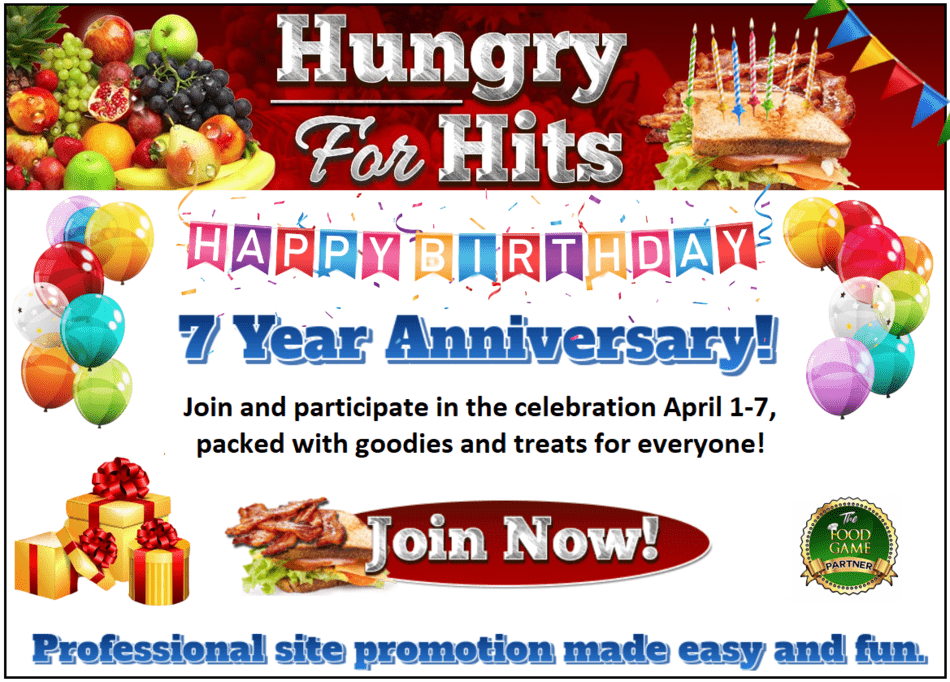 Hungry For Hits splashpage: Anniversary